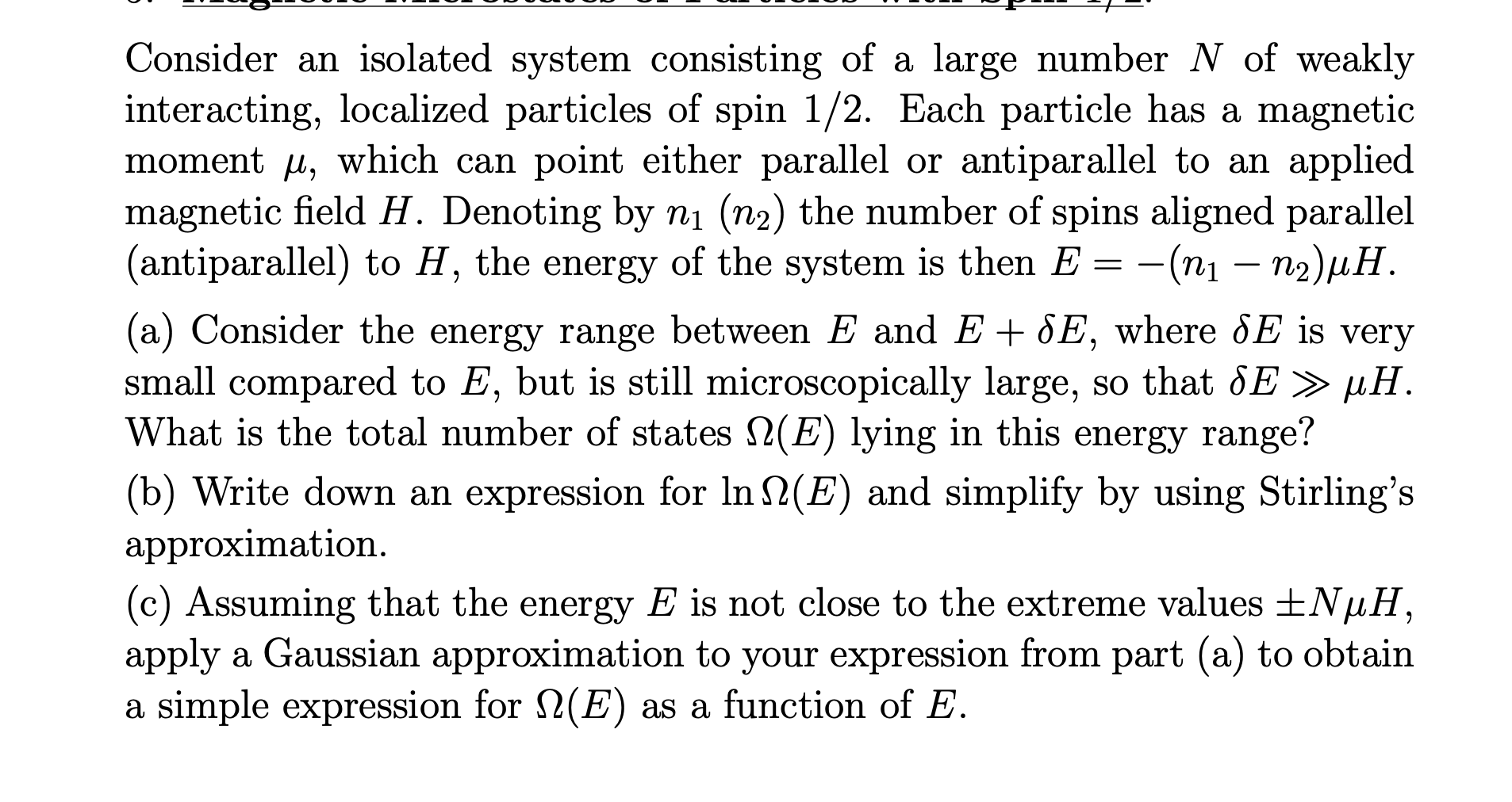 Solved Consider an isolated system consisting of a large | Chegg.com