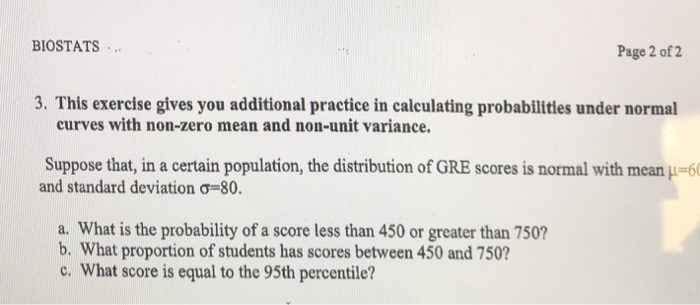 Solved BIOSTATS 3. This exercise gives you additional | Chegg.com