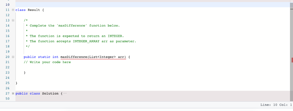 Solved Maximum Difference in an Array Given an array of | Chegg.com