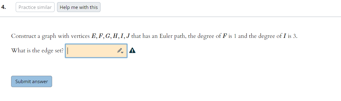 Solved 4. Practice similar Help me with this Construct a | Chegg.com