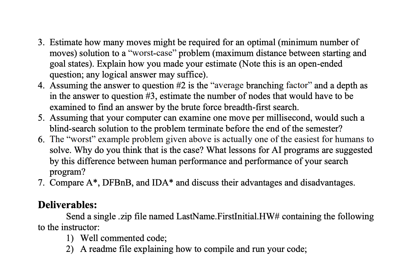 Solved Programming Assignment Here is the goal state and | Chegg.com
