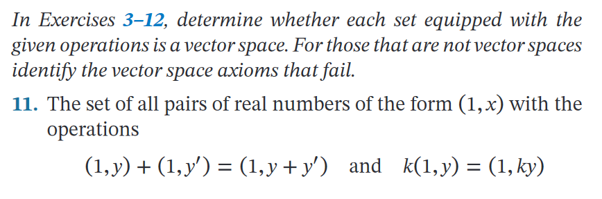 Solved In Exercises 3-12, determine whether each set | Chegg.com