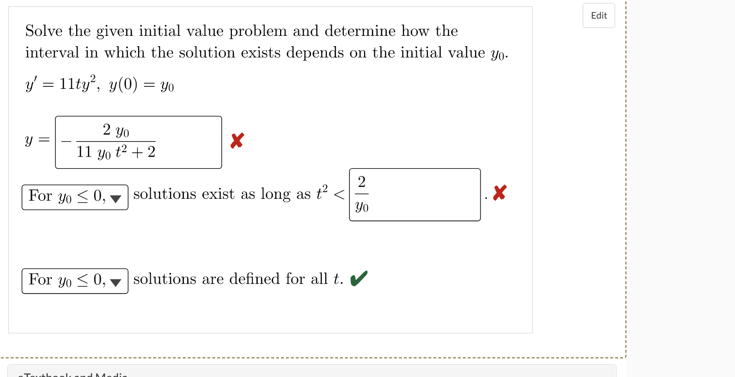Solved Solve The Given Initial Value Problem And Determine 6786