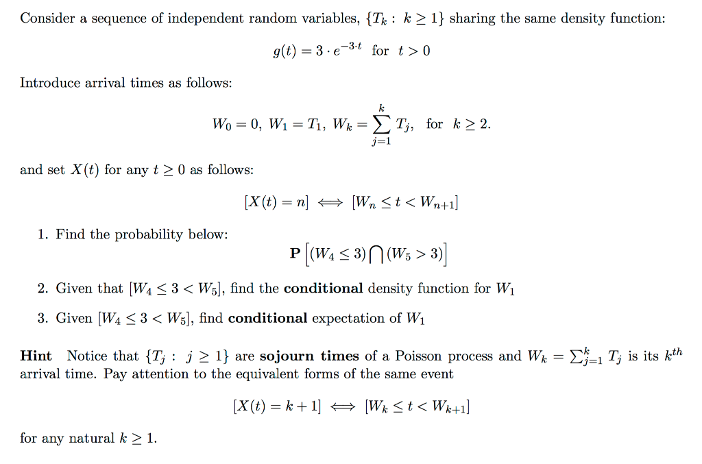 Consider a sequence of independent random variables, | Chegg.com