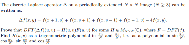 The discrete Laplace operator A on a periodically | Chegg.com