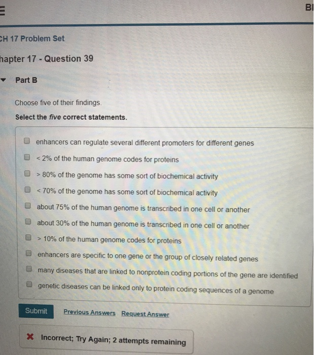 Solved Bl H 17 Problem Set hapter 17 Question 39 Part EB | Chegg.com