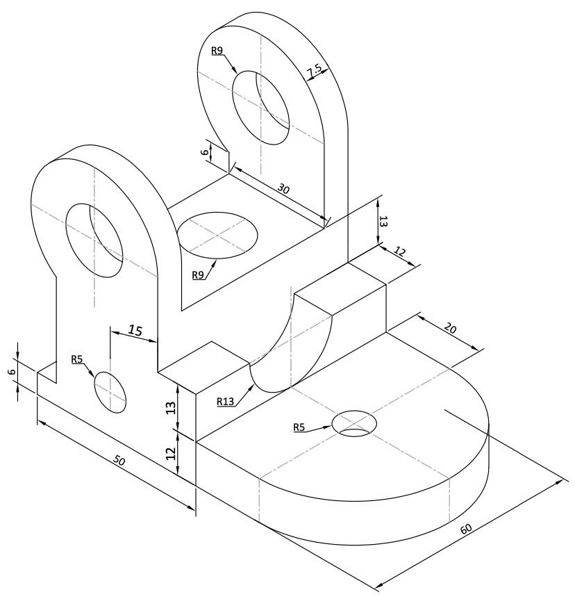 Solved Send the link of the AutoCAD file (.dwg) of the | Chegg.com