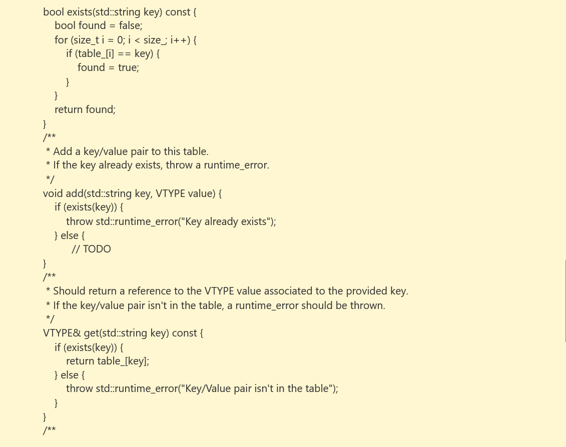 Solved IMPLEMENT A HASH TABLE. Please help #ifndef | Chegg.com