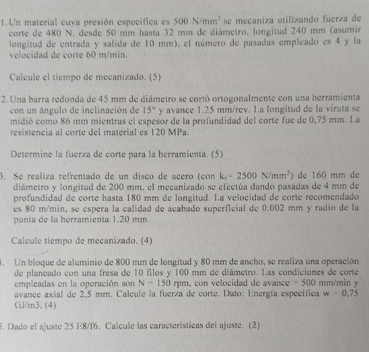 Solved Un ﻿material cuya presión ﻿especifica es 500Nmm2 se | Chegg.com