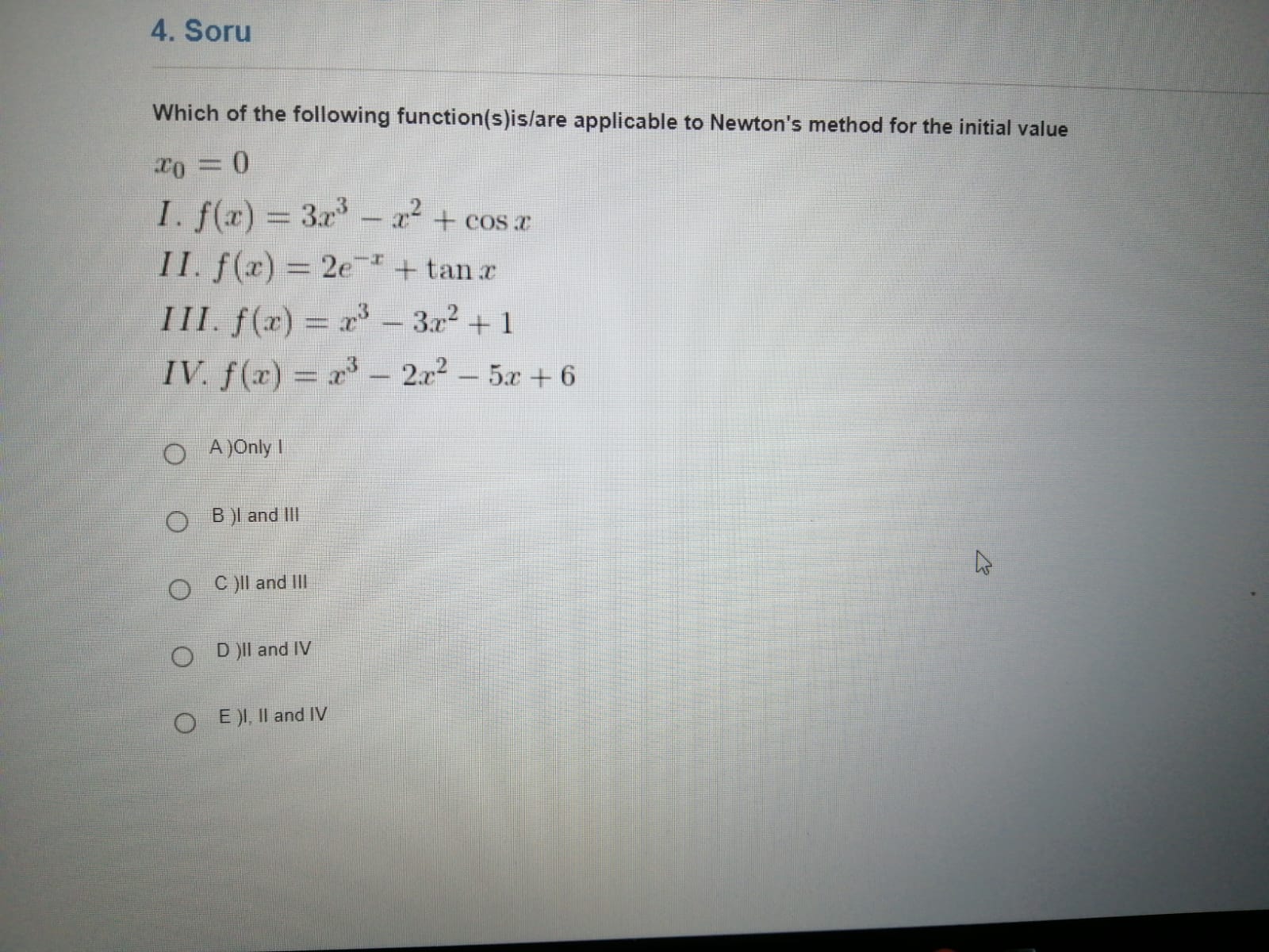 Solved Which of the following function(s)is/are applicable | Chegg.com