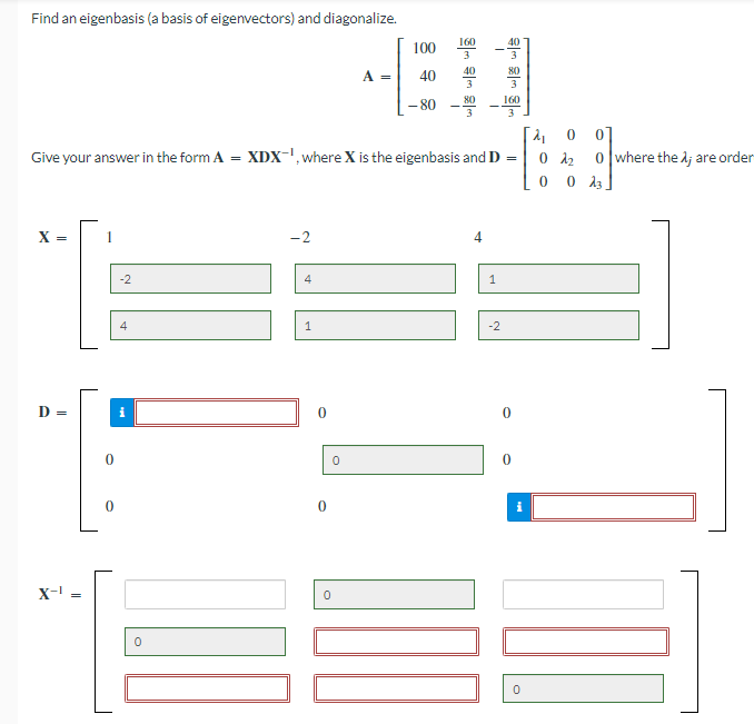 Solved Find an eigenbasis (a basis of eigenvectors) and | Chegg.com