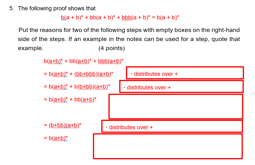 Solved 5. The following proof shows that | Chegg.com