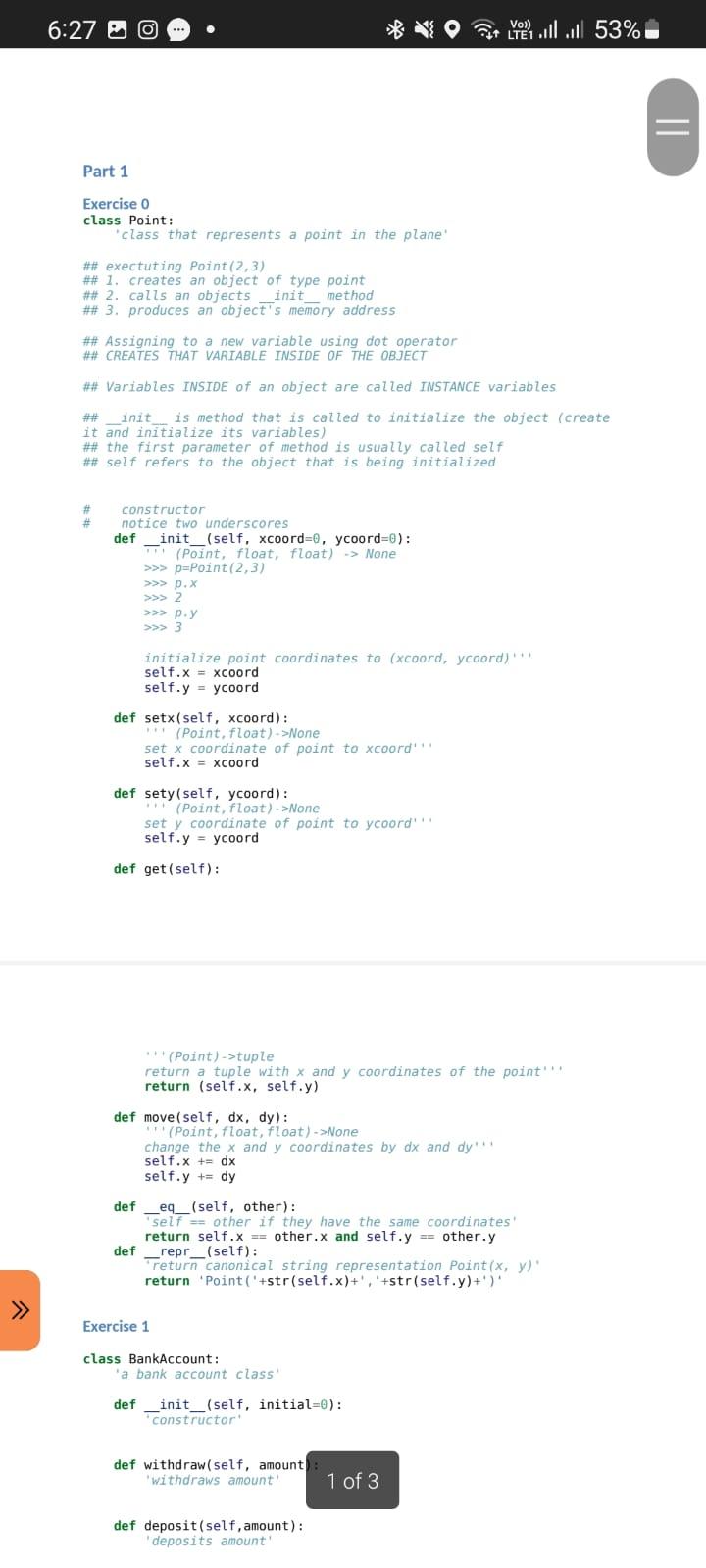 Solved 6:27 0 Vo)) 53% اا اا. r ه ه } * . ال exercise 0: Do | Chegg.com