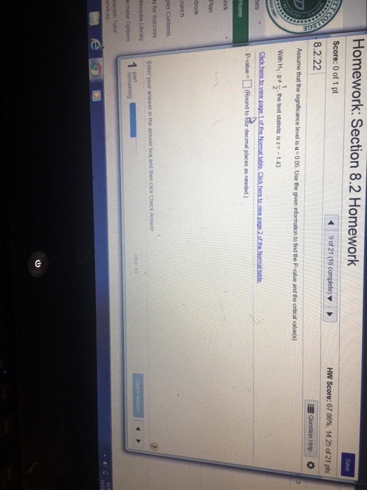 Solved Homework Section 8 2 Homework Score 0 Of 1 Pt