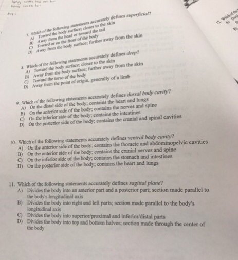 Solved Which of the following statements accurately defines | Chegg.com