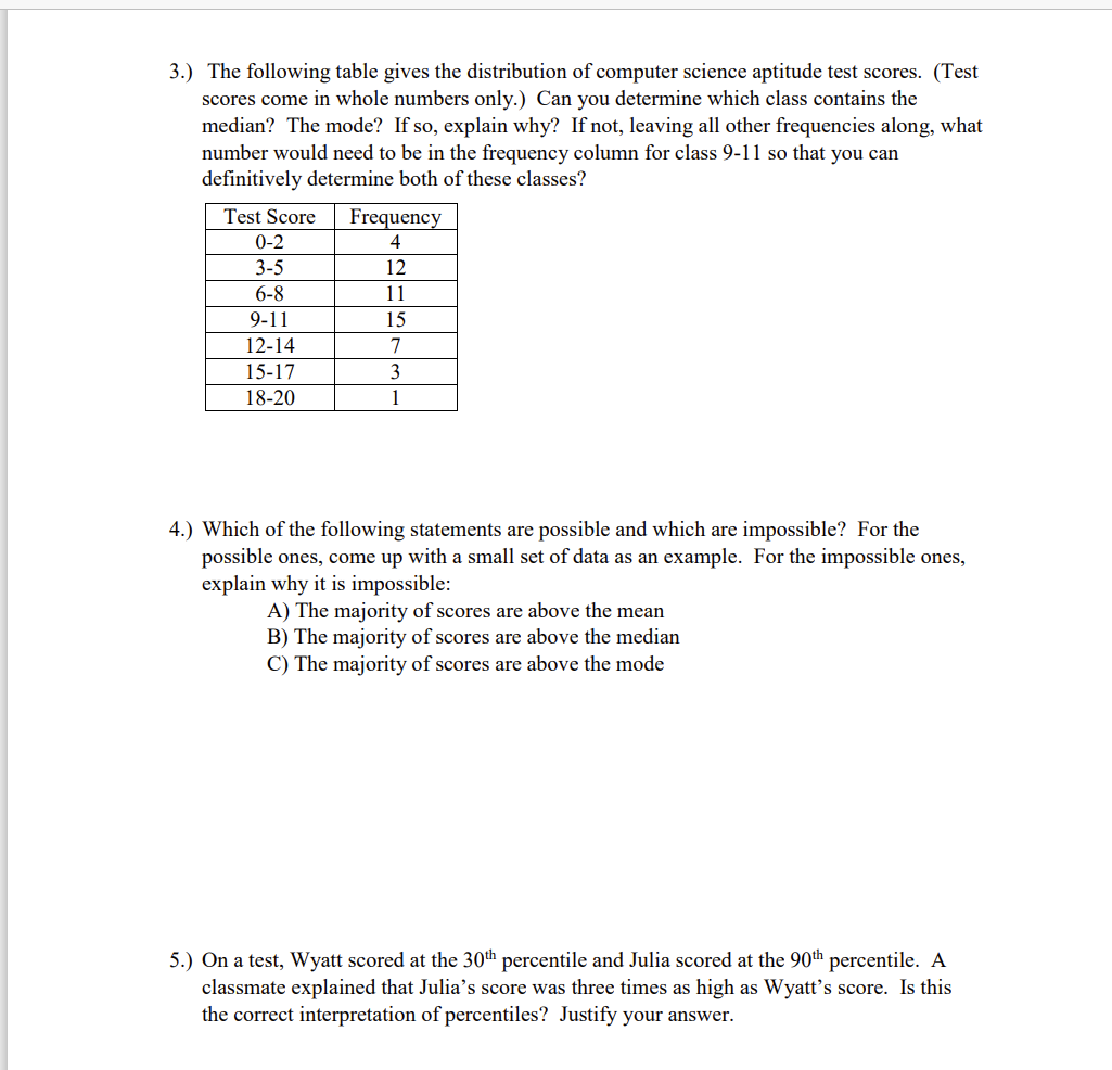 Solved 1.) "The midpoint of the line segment joining the | Chegg.com