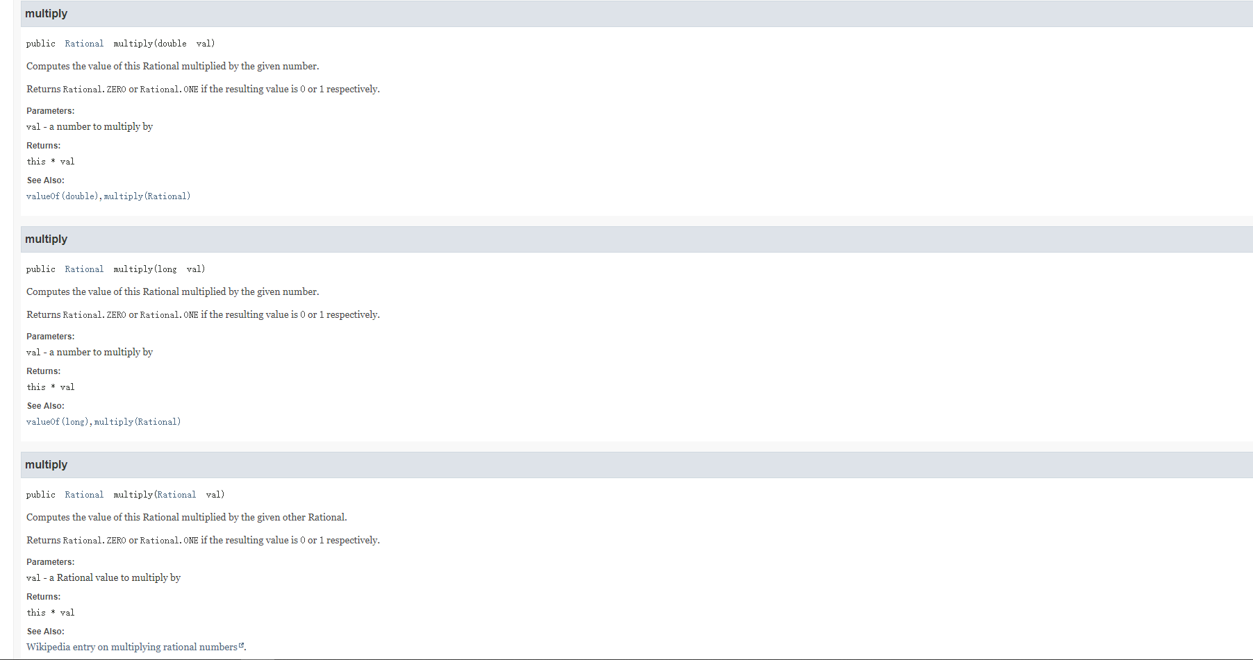 java program Create the java class Rational as | Chegg.com