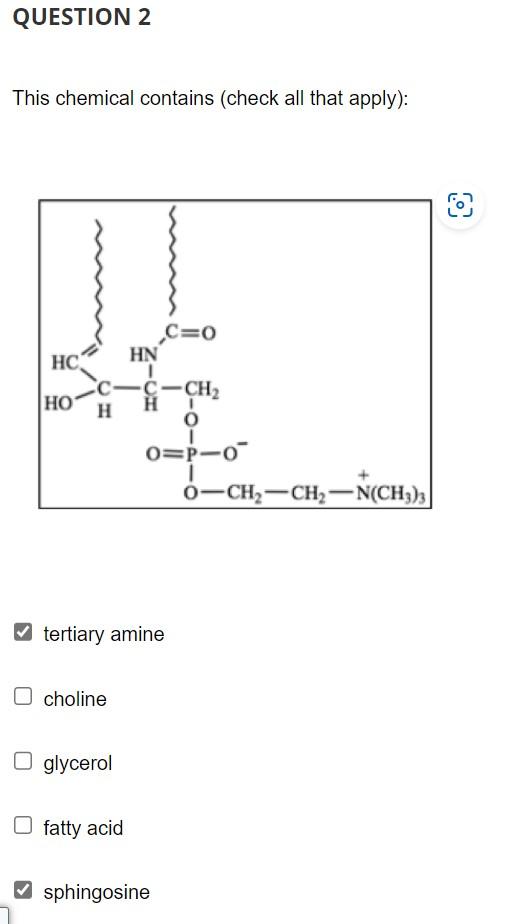 Solved This chemical contains (check all that apply): | Chegg.com