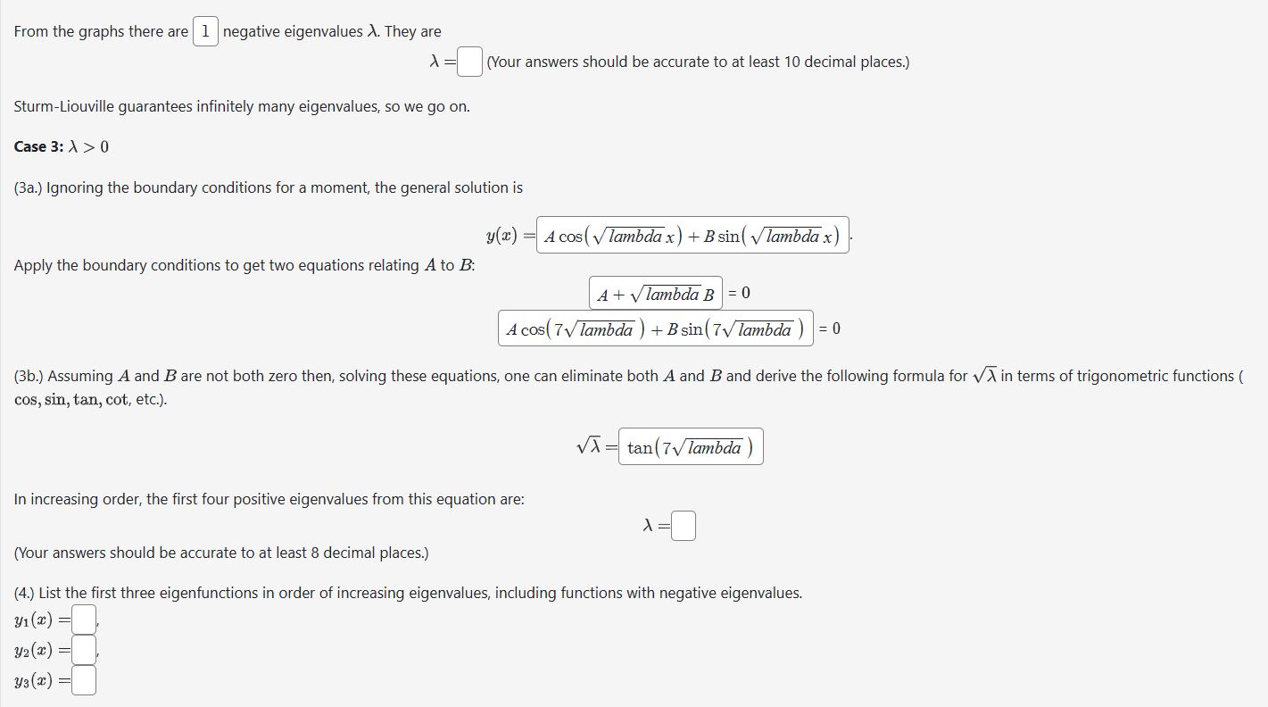 Solved In this problem we find the eigenfunctions and | Chegg.com