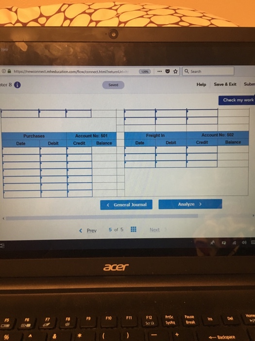 Solved tano ? | | a Search Chapter 8 Help Save & Exit Sub | Chegg.com
