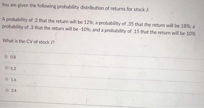 Solved You are given the following probability distribution | Chegg.com