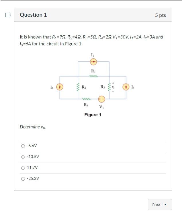 Solved Question 2 5 pts It is known that R=2k2, L=20H, | Chegg.com