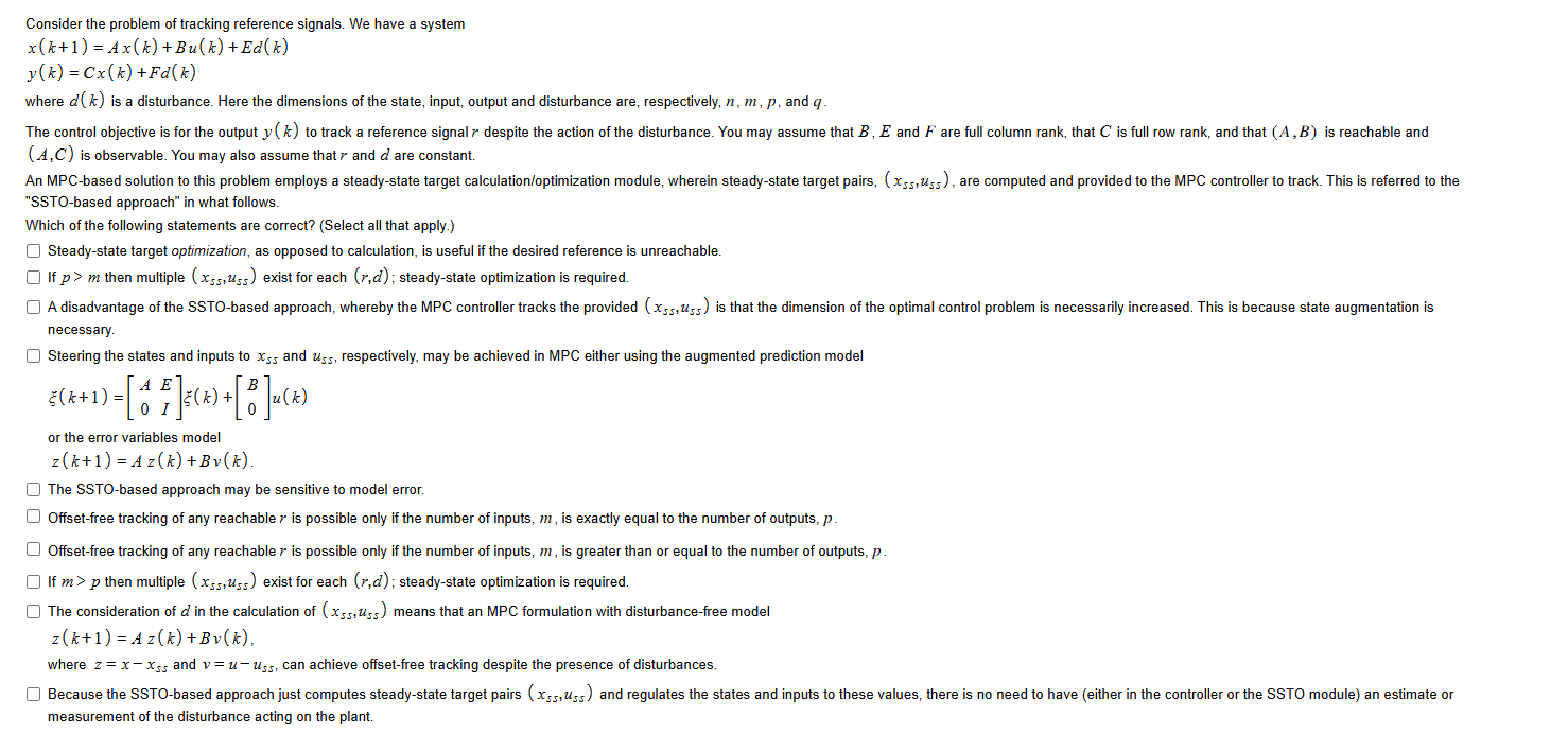 Solved this is ﻿a multi answer question. Possibly, there are | Chegg.com