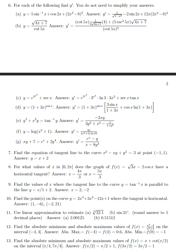 Solved please solve each question with a decent amount of | Chegg.com