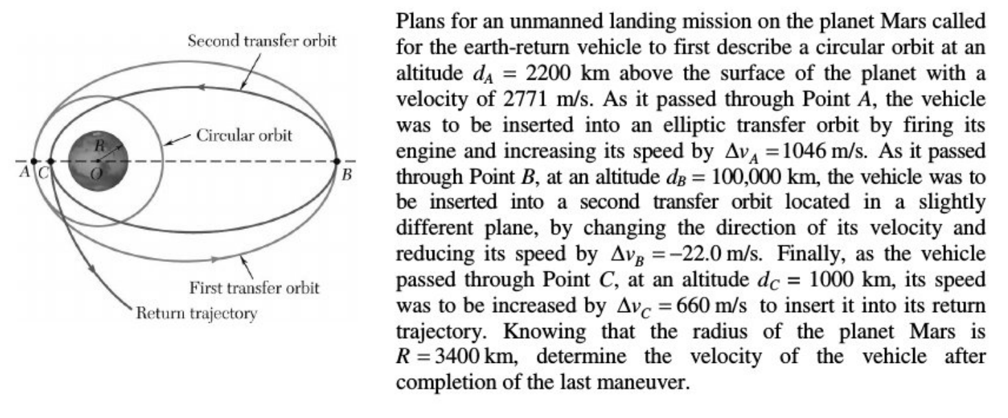 Solved Plans for an unmanned landing mission on the planet | Chegg.com