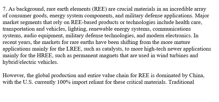 7. As background, rare earth elements (REE) are | Chegg.com