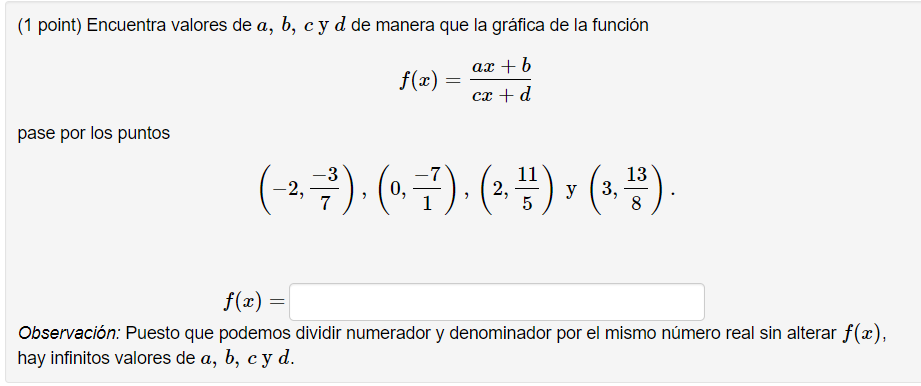 Solved Find values of a, b, c, and d such that the graph of | Chegg.com