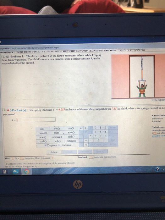 Solved expertta.com/Common/TakeTut a 7%) Problem 1: The | Chegg.com