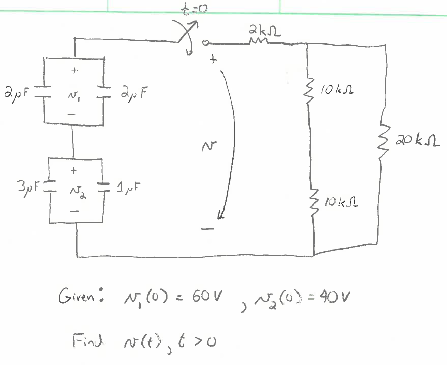 Solved akr lokh r - 2pF {aokh - N - 1 uF Elokh Giren: NO) = | Chegg.com