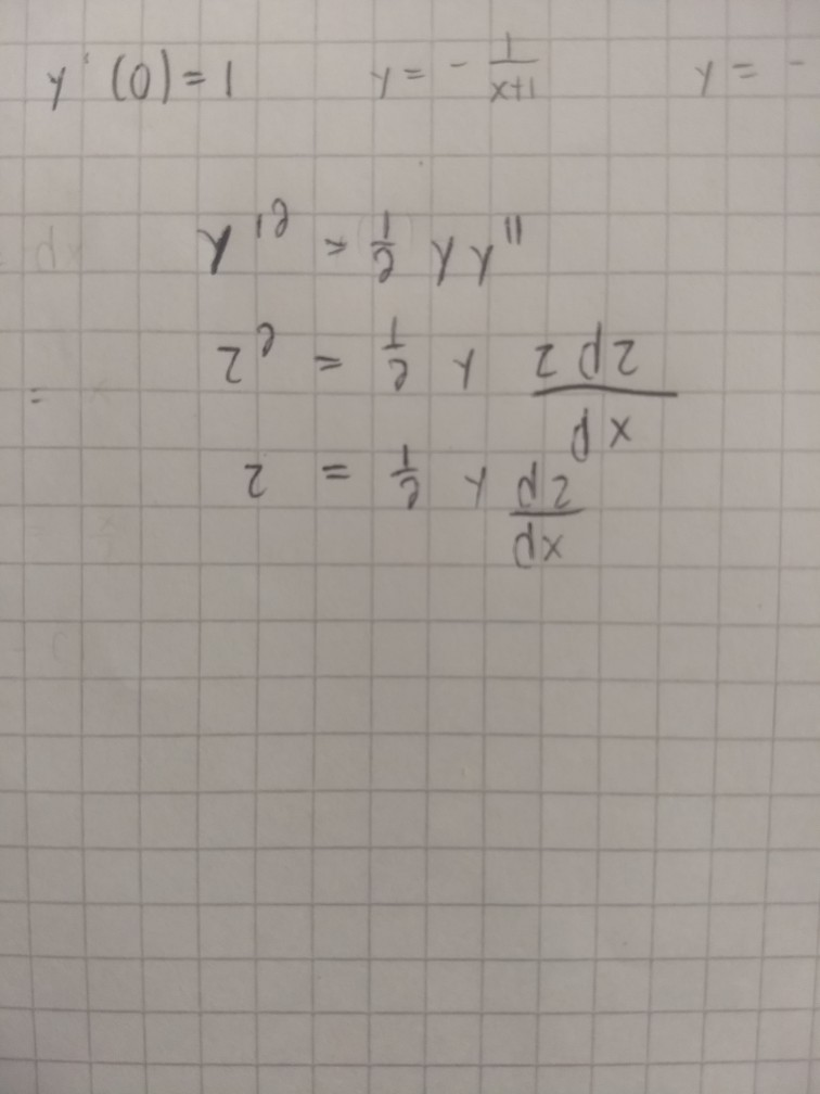 Solved Differential Equations Reducible To First Order