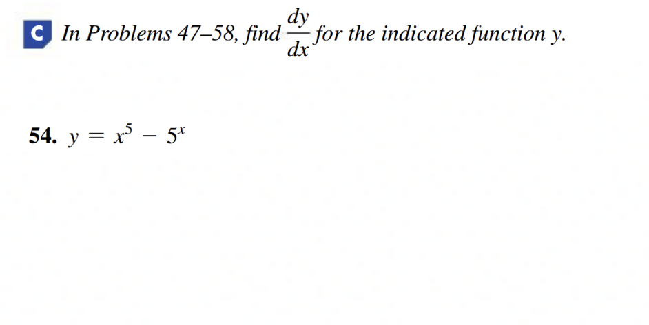 Solved In Problems 47-58, find dxdy for the indicated | Chegg.com