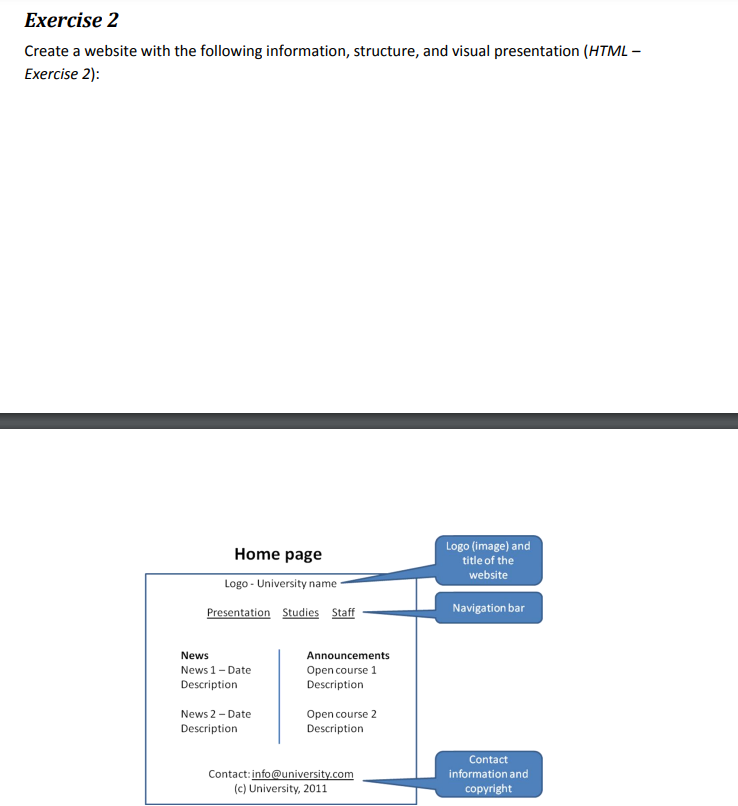 Solved Create a web page for your curriculum vitae using | Chegg.com