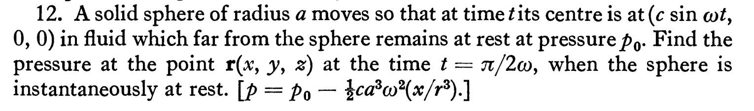Solved This problem is about "Advanced Fluid Mechanics, | Chegg.com