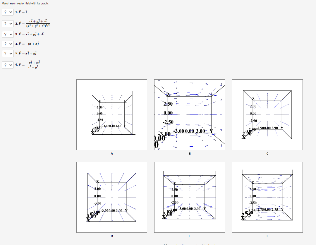 Solved Each vector field shown shown represents the force on | Chegg.com