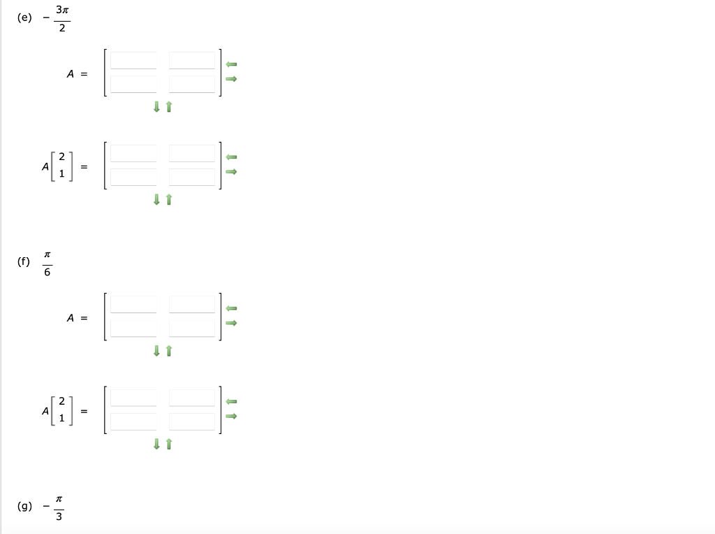 Solved Find the matrix A that defines a rotation of a plane | Chegg.com