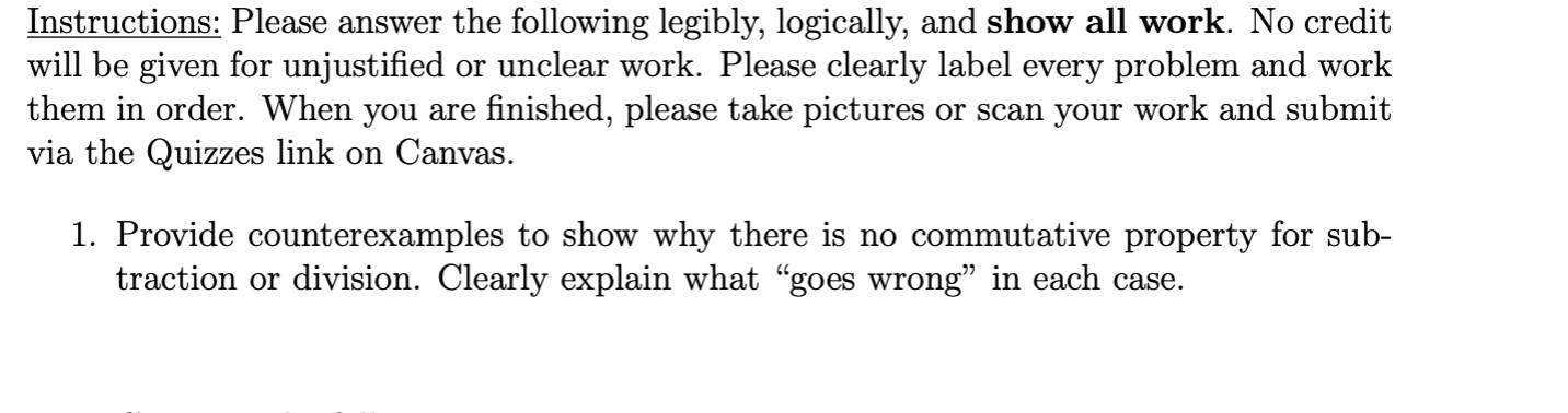 Solved Instructions: Please answer the following legibly, | Chegg.com