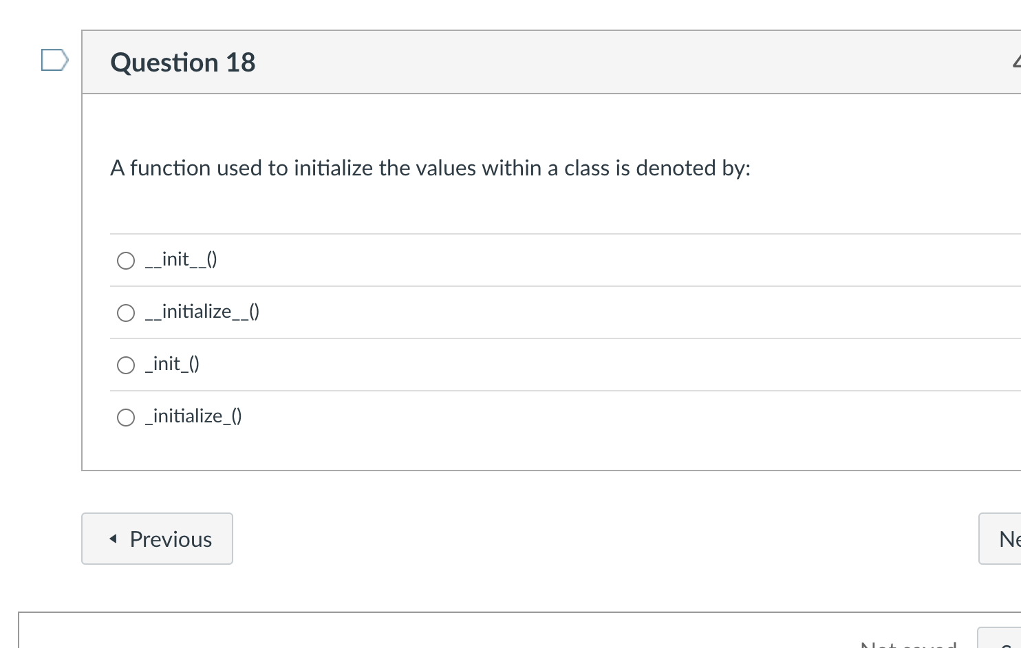 Solved A function used to initialize the values within a | Chegg.com