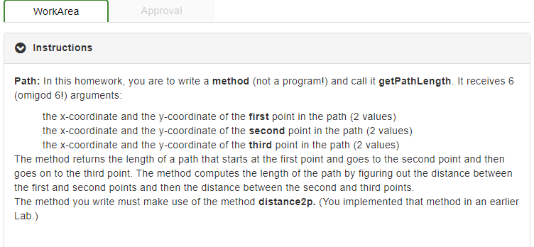 Solved WorkArea Approval Instructions Path: In this | Chegg.com