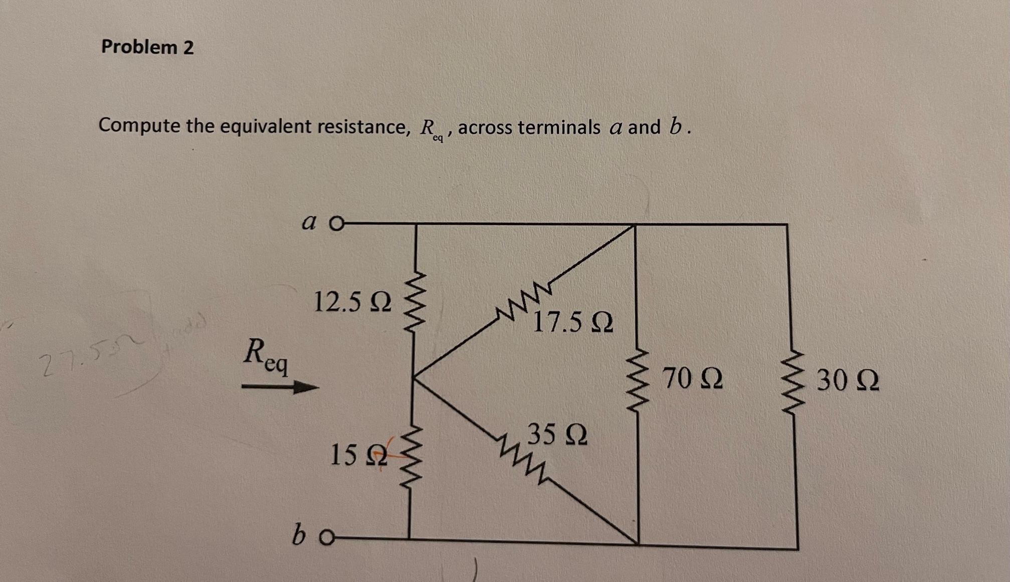 Solved Compute the equivalent resistance, Req, across | Chegg.com Solved Compute the equivalent resistance, Req, across | Chegg.com
