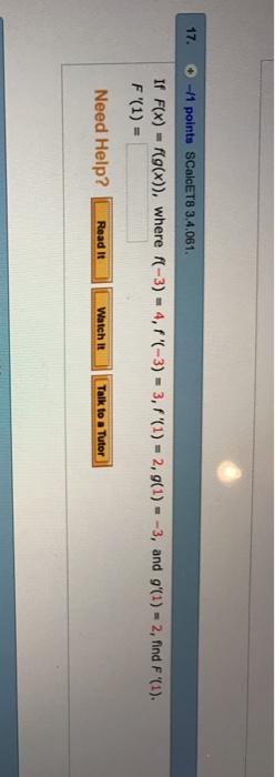 Solved 17. -1 points SCalcET8 3.4.061 | If F(x)-ng(x)), | Chegg.com