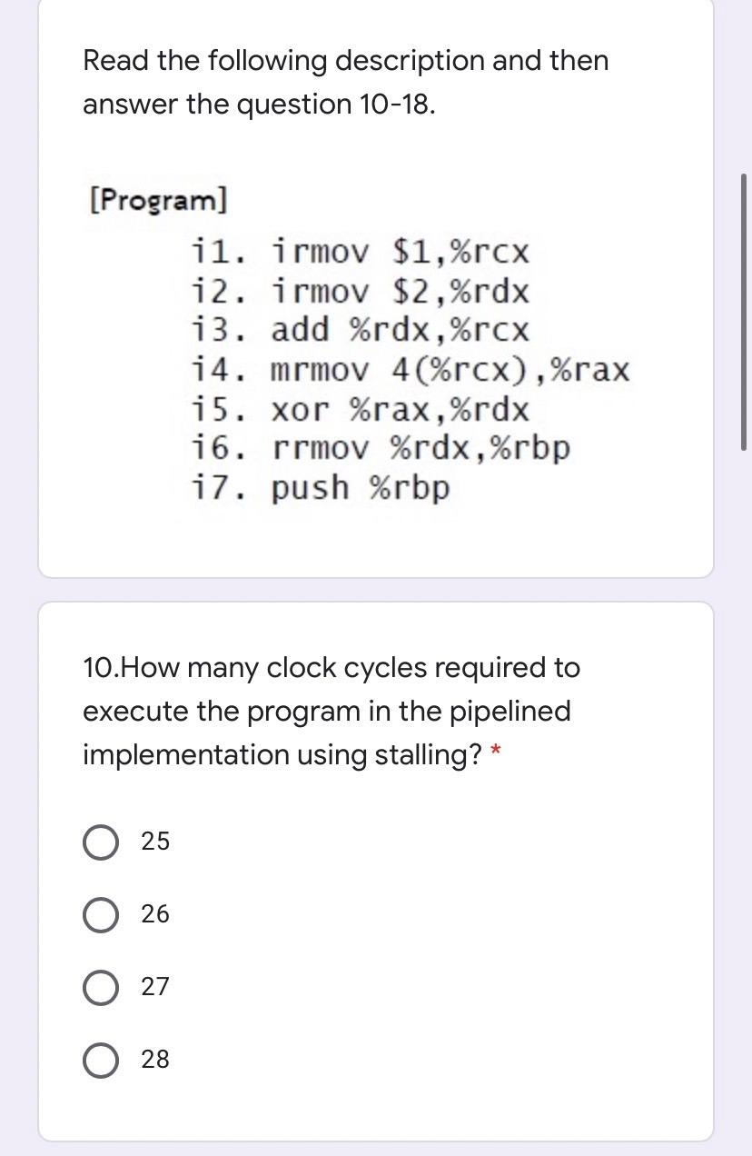 Read the following description and then answer the | Chegg.com