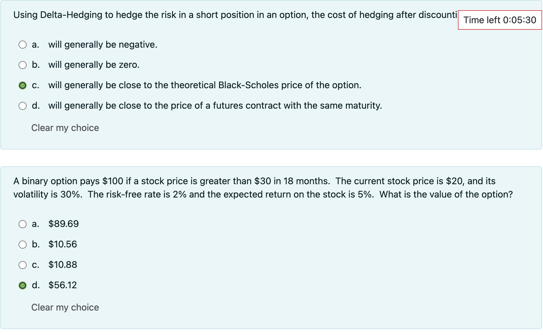 Solved Using Delta-Hedging to hedge the risk in a short | Chegg.com