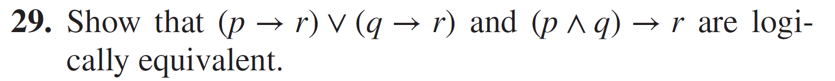 Solved Show logical equivalence using a series of logical | Chegg.com