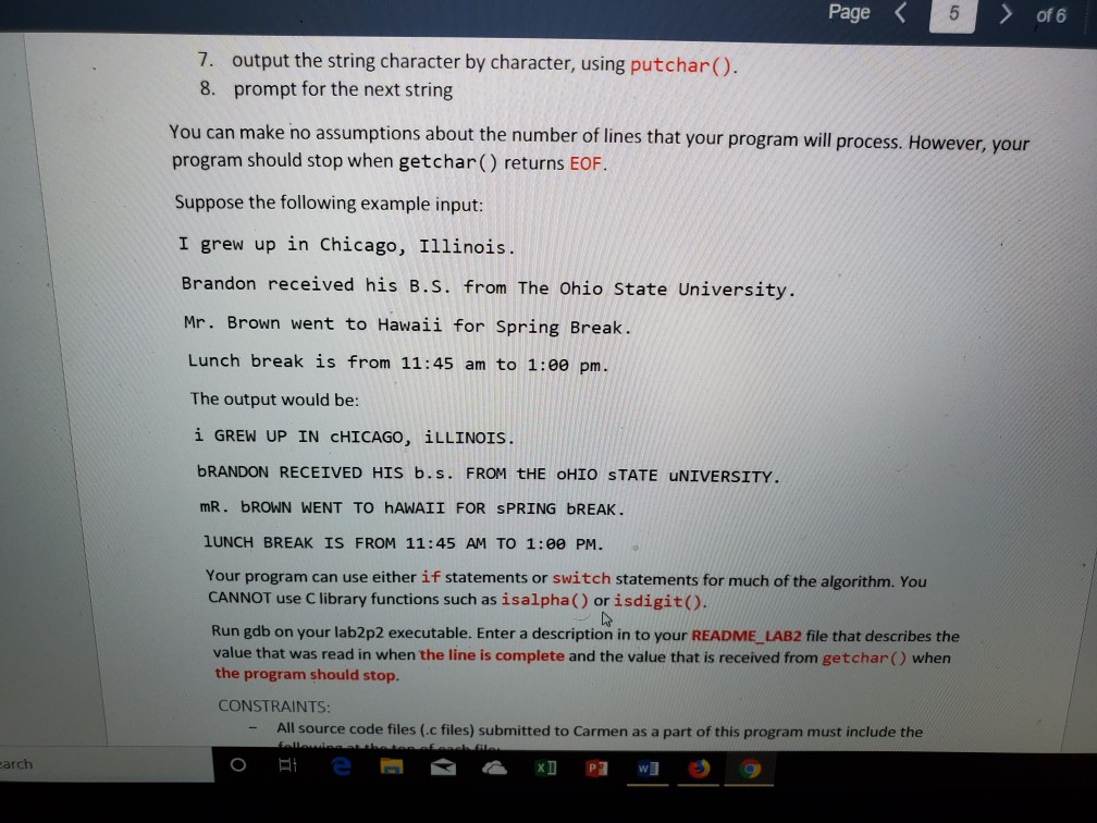 Solved Write A Program That Converts Letters Between 5252