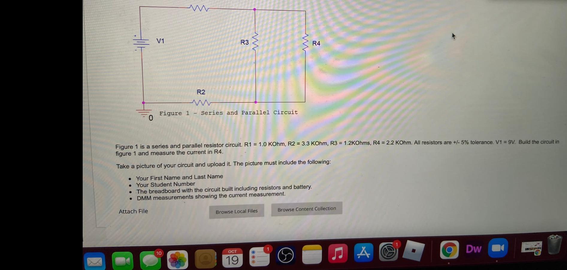 Solved 0 V1 www Figure 1 R2 www 10 R3 www Series and | Chegg.com