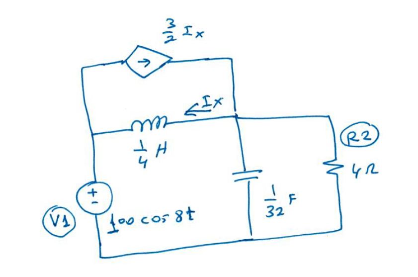 Solved By examining this circuit, we want to find the | Chegg.com